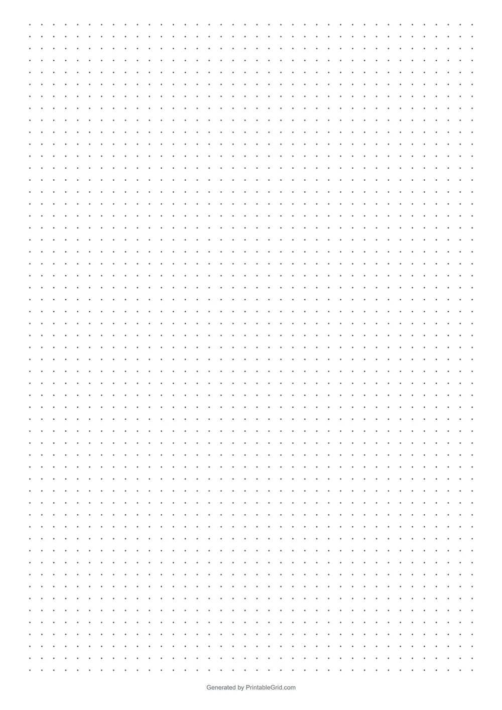Free Printable Dot Grid Paper Generator — PDF, PNG & SVG